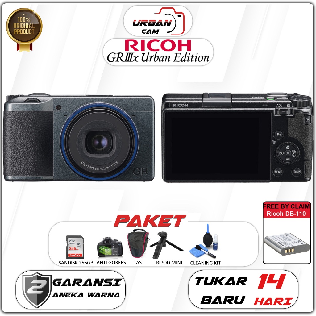 Jual Ricoh GR IIIx Urban Edition Digital Camera / RICOH GR III X URBAN ...