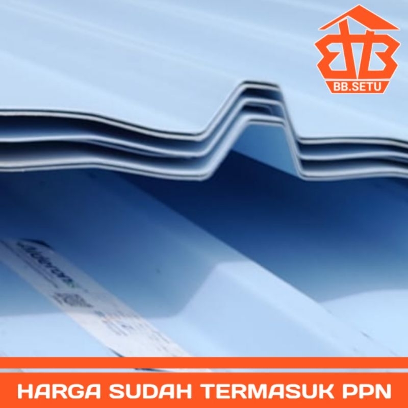 Jual Atap Alderon Single Layer Rs Trimdek 760 6 Meter Biru | Shopee ...