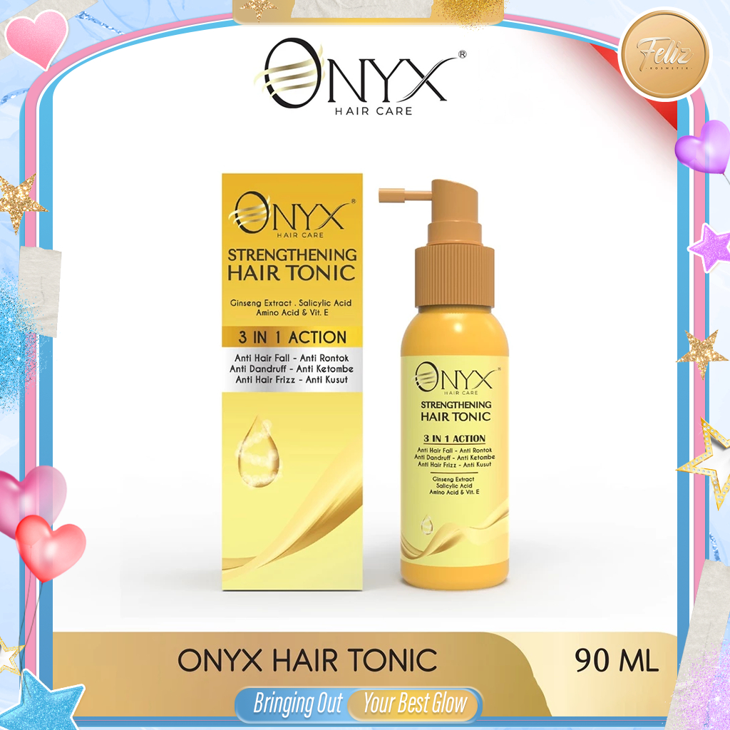 Jual * FELIZ * ONYX Strengthening Hair Tonic 90ml | Shopee Indonesia