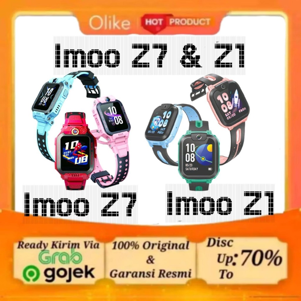 Jual Imoo Z1 & Imoo Z7 Watchphone Jam Tangan Pintar Anak Kamera ...