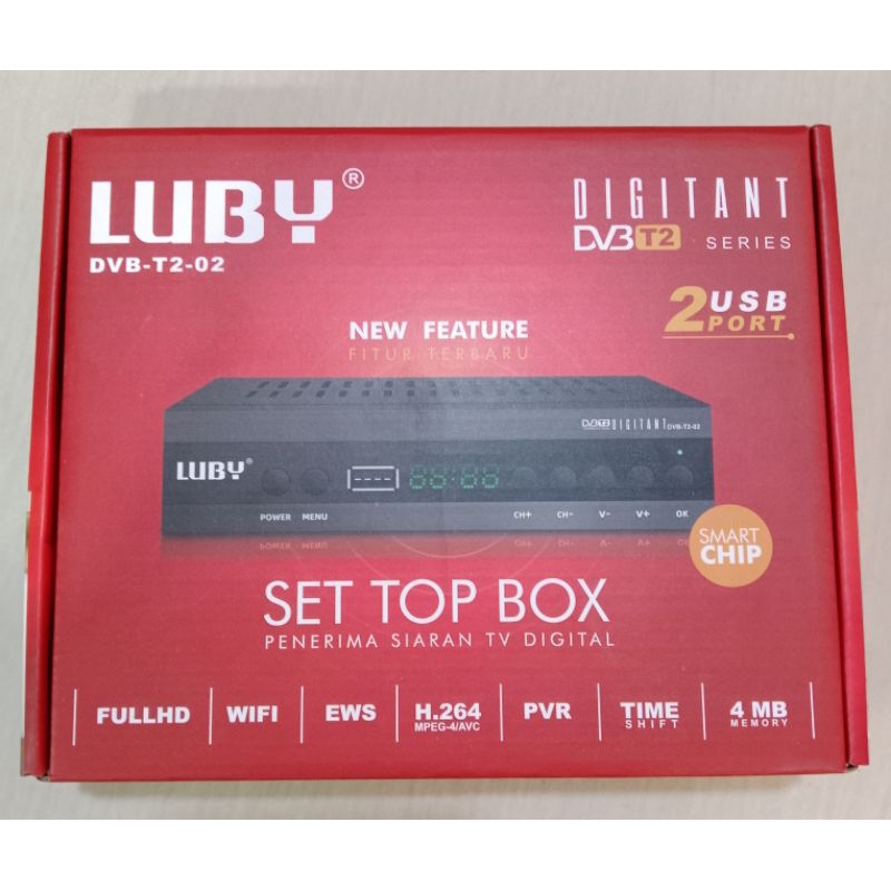 Jual Set Top Box Luby DVB-T2-02 / STB Luby 2 USB Port / Stb Luby ...