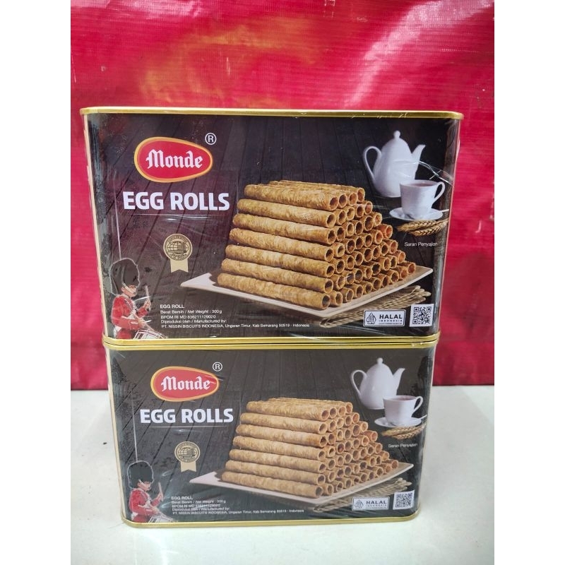 Jual Monde Serena egg rolls kaleng 300gr | Shopee Indonesia