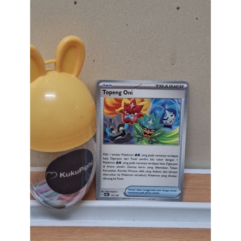Jual Trainer Topeng Oni Kartu Pokemon Topeng Uni sv8a 137/187 | Shopee Indonesia