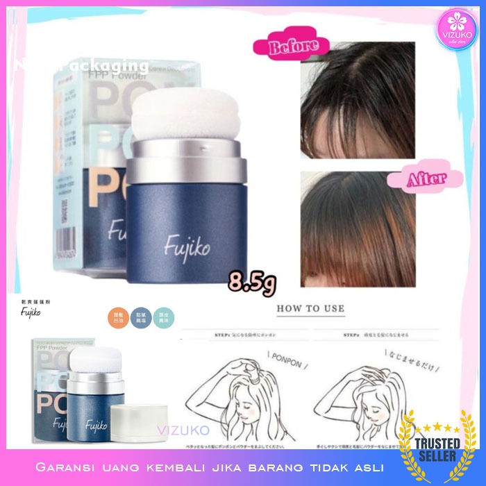 Jual Fujiko Pon Pon Powder Dry Shampoo Anti Hair 100% Original Japan ...