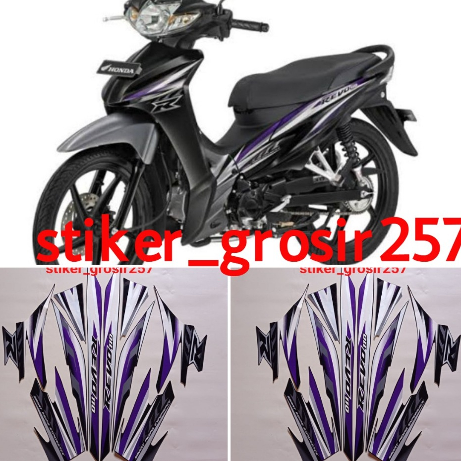 Jual STIKER STRIPING & LIS BODY REVO ABSOLUTE CW 2011 HITAM UNGU ...