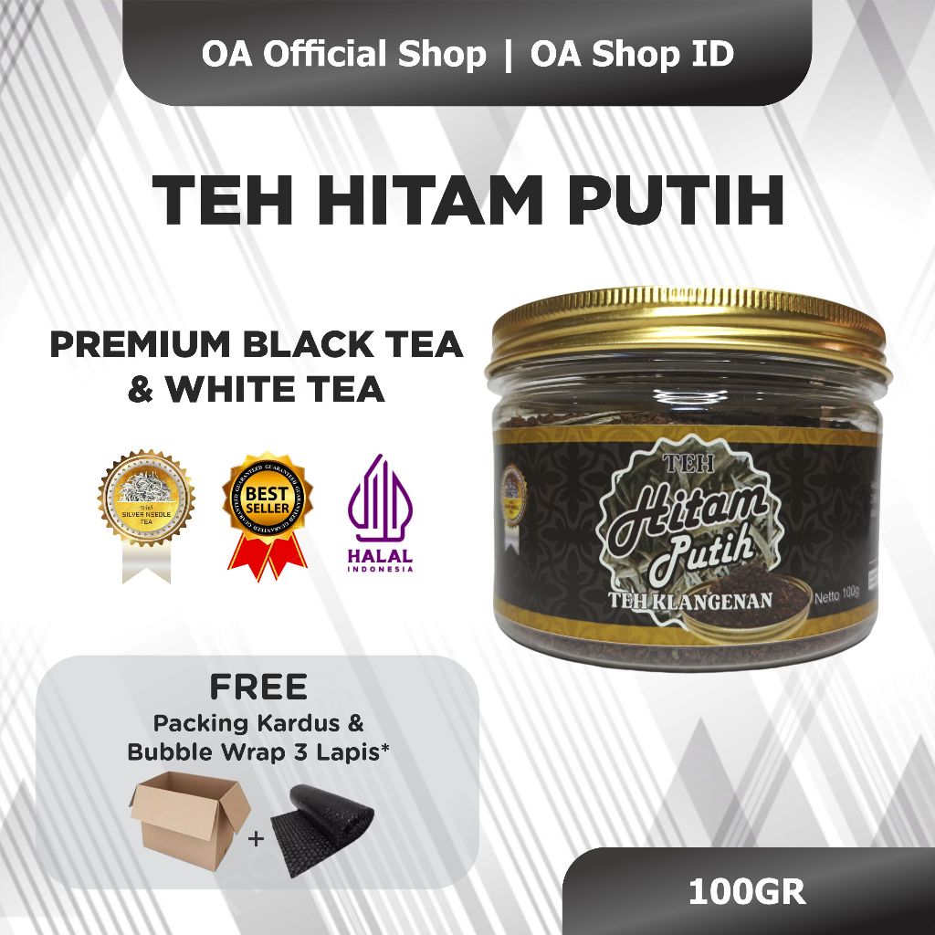 Jual Teh Sultan Hitam Putih 100gr - Teh Hitam & Teh Putih Original ...