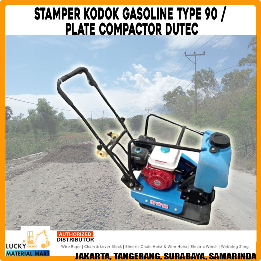 Jual DUTEC Stamper Machine / Mesin Stamper Kodok / Plate Compactor ...