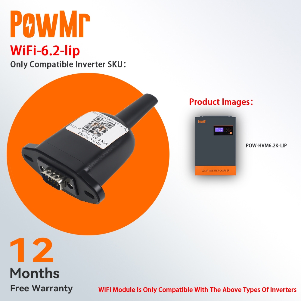 Jual PowMr WiFi Module Wireless Device Warranty Service With RS232 ...