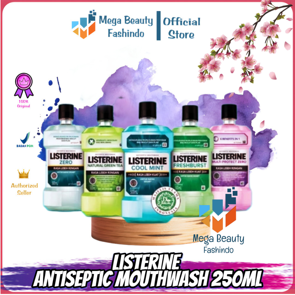 Jual Listerine obat kumur Antiseptic Mouthwash Obat Kumur Antiseptik 250ml - Bau Mulut | Shopee ...