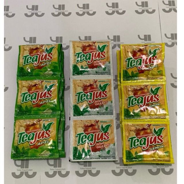 Jual Tea jus sachet 6gr (renceng isi 10 sachet) | Shopee Indonesia