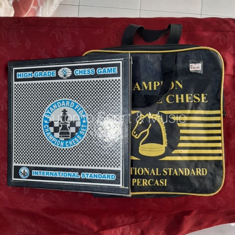 Jual Papan Catur Lipat Internasional/International Chess Board PERCASI ...