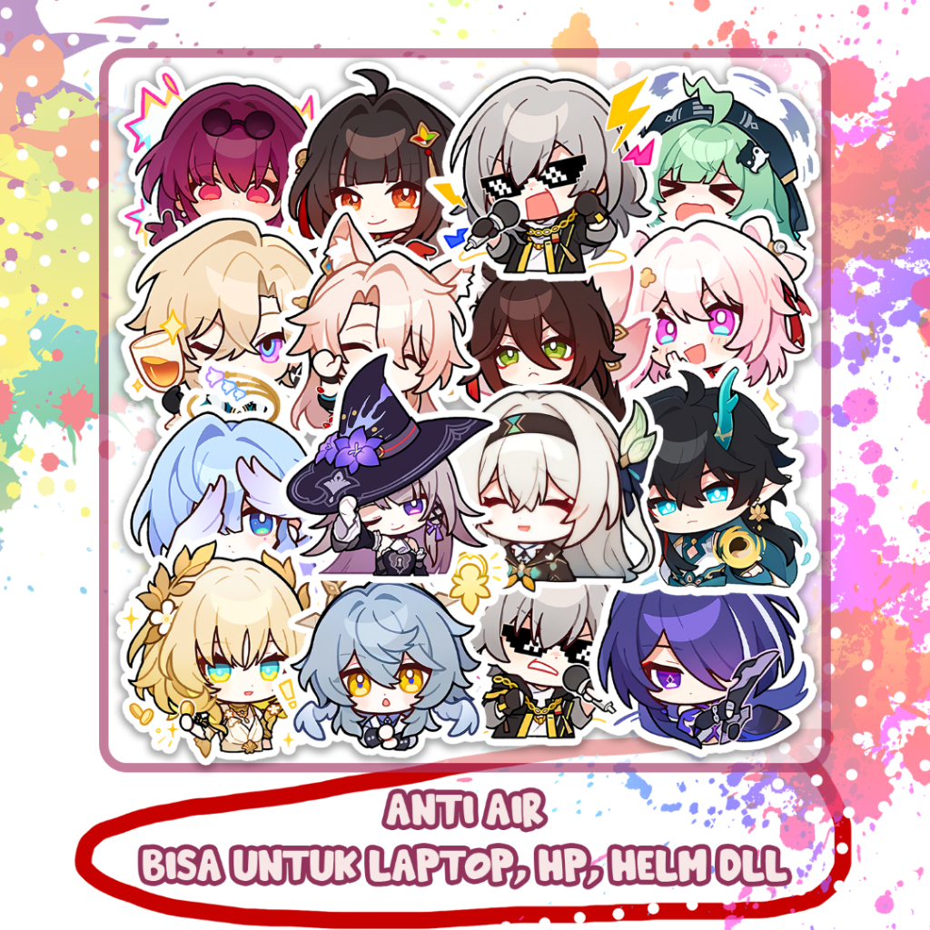 Jual Stiker HSR Honkai Star Rail Firefly Acheron Huohuo Sunday, Sticker ...