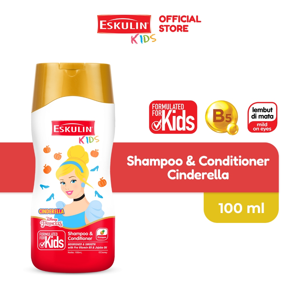 Jual Eskulin Kids Shampoo & Conditioner Princess 100ml | Shopee Indonesia