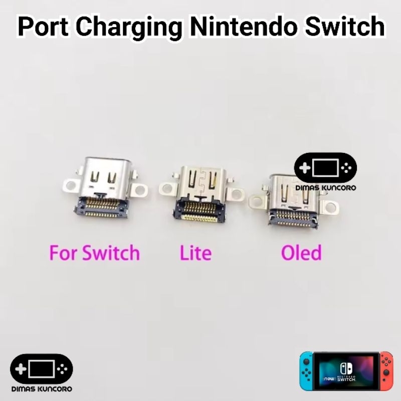 Jual Port Charging Nintendo Switch slot charger tab v1 v2 lite oled ...