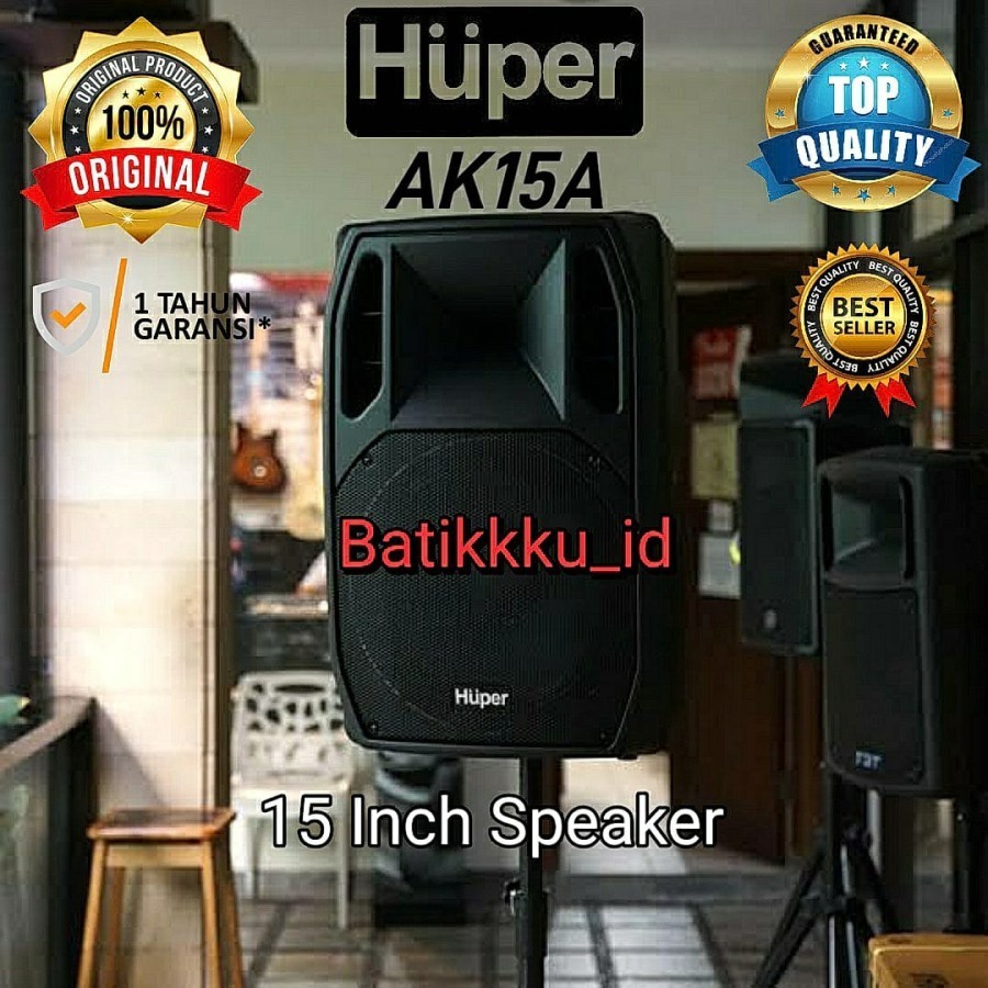 Jual Speaker Aktif HUPER AK15A AK 15A AK15 A Original 15 Inch 1 Unit New AKISA | Shopee Indonesia