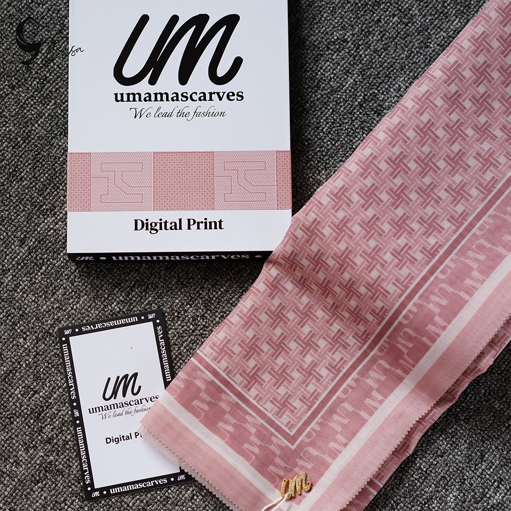 Jual BOX UMAMA SCARVES MOTIF HIJAB Voal Motif Premium Digital LC ...