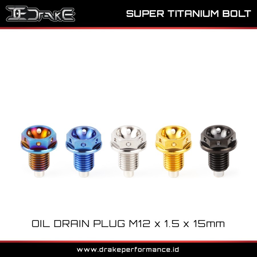 Jual Drake Baut Titanium Tap Pembuangan Oli Mesin Vario Mio Beat Scoopy ...