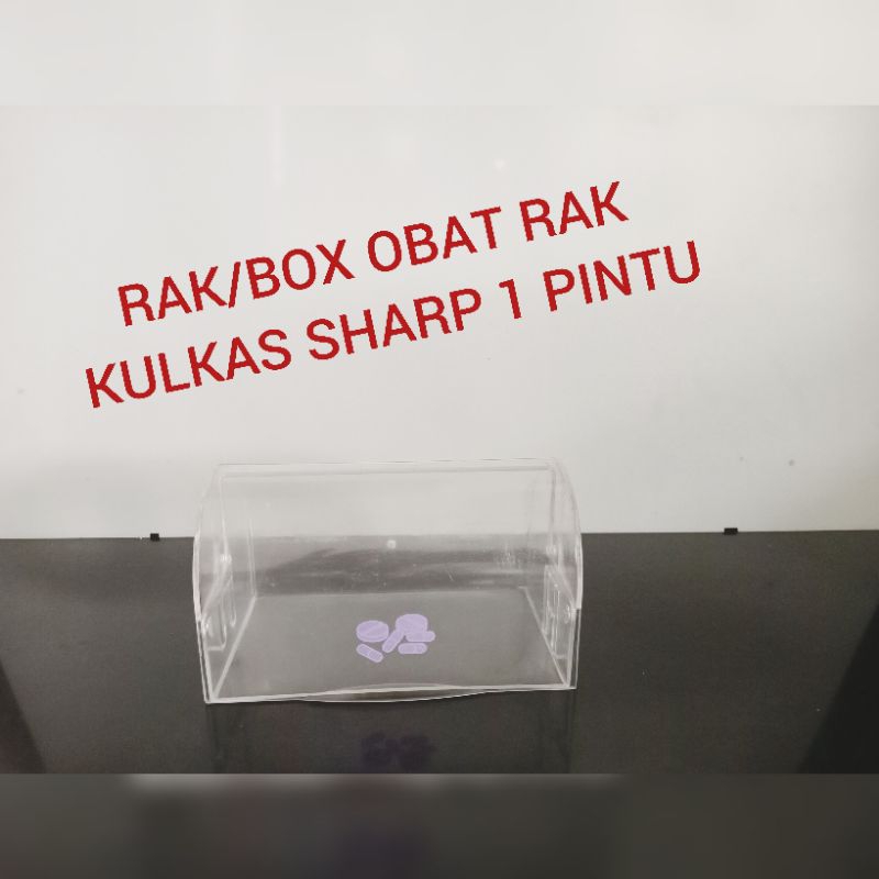 Jual RAK/BOX TEMPAT OBAT KULKAS SHARP 1 PINTU.JUMBO.SECOND ORIGINAL ...