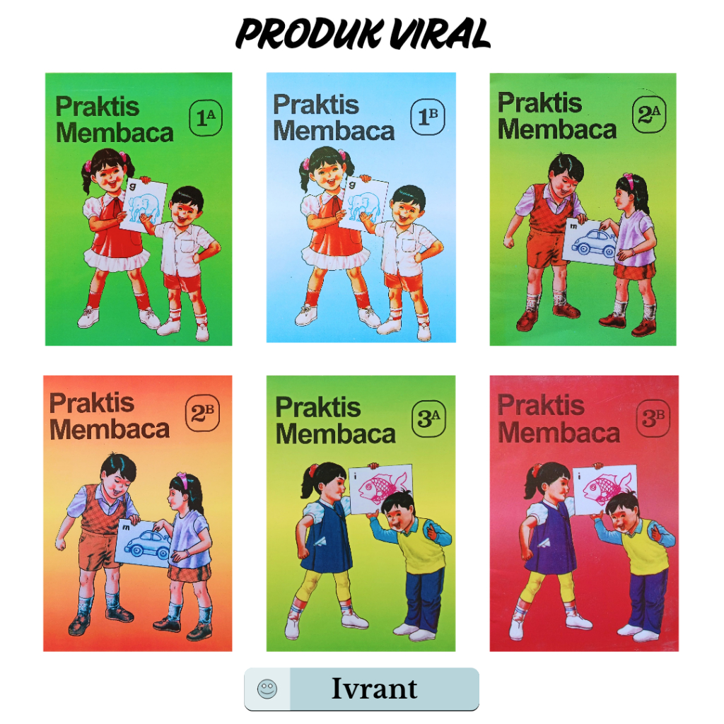 Jual Buku Anak Belajar Praktis Membaca 1a/1b/2a/2b/3a/3b | Shopee Indonesia