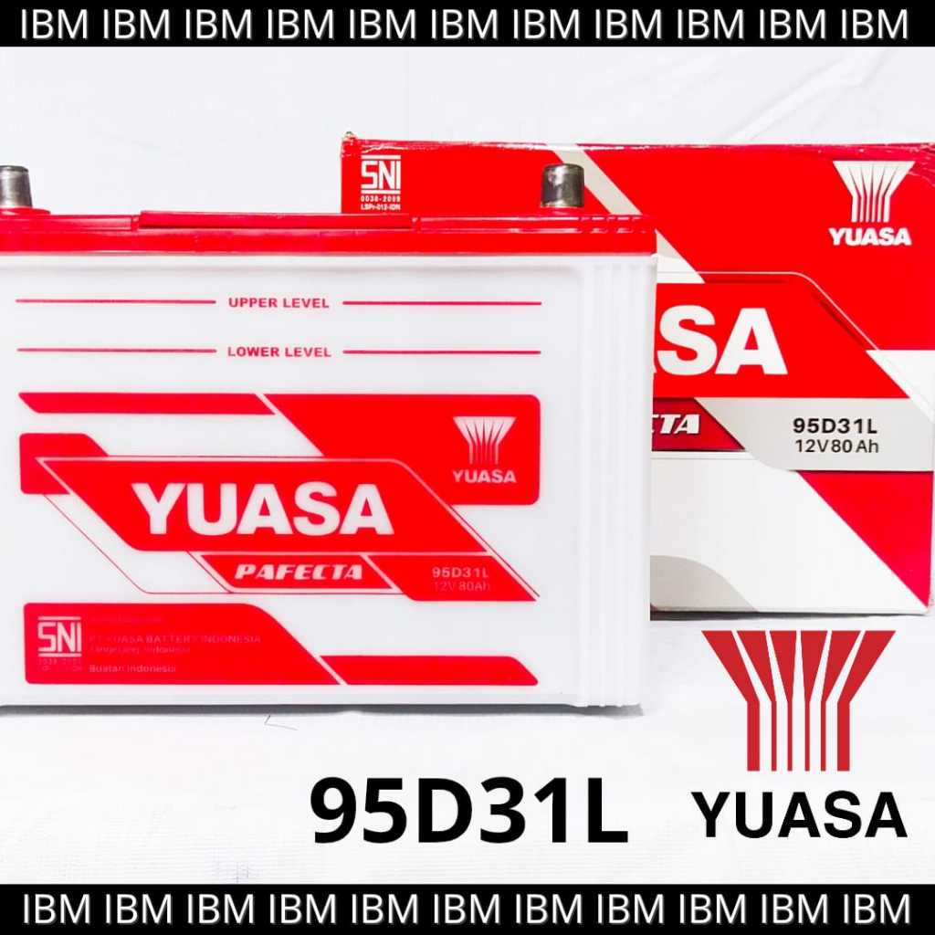 Jual YUASA 95D31L HAILUX DAN 95D31R TRITON 12 V80 Ah | Shopee Indonesia