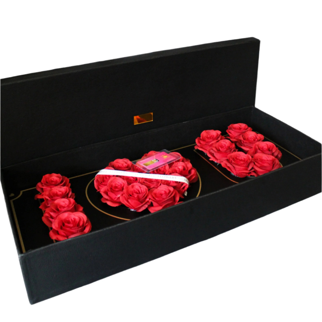 Jual I love you box jumbo box mawar rose artificial box kulit hadiah ...