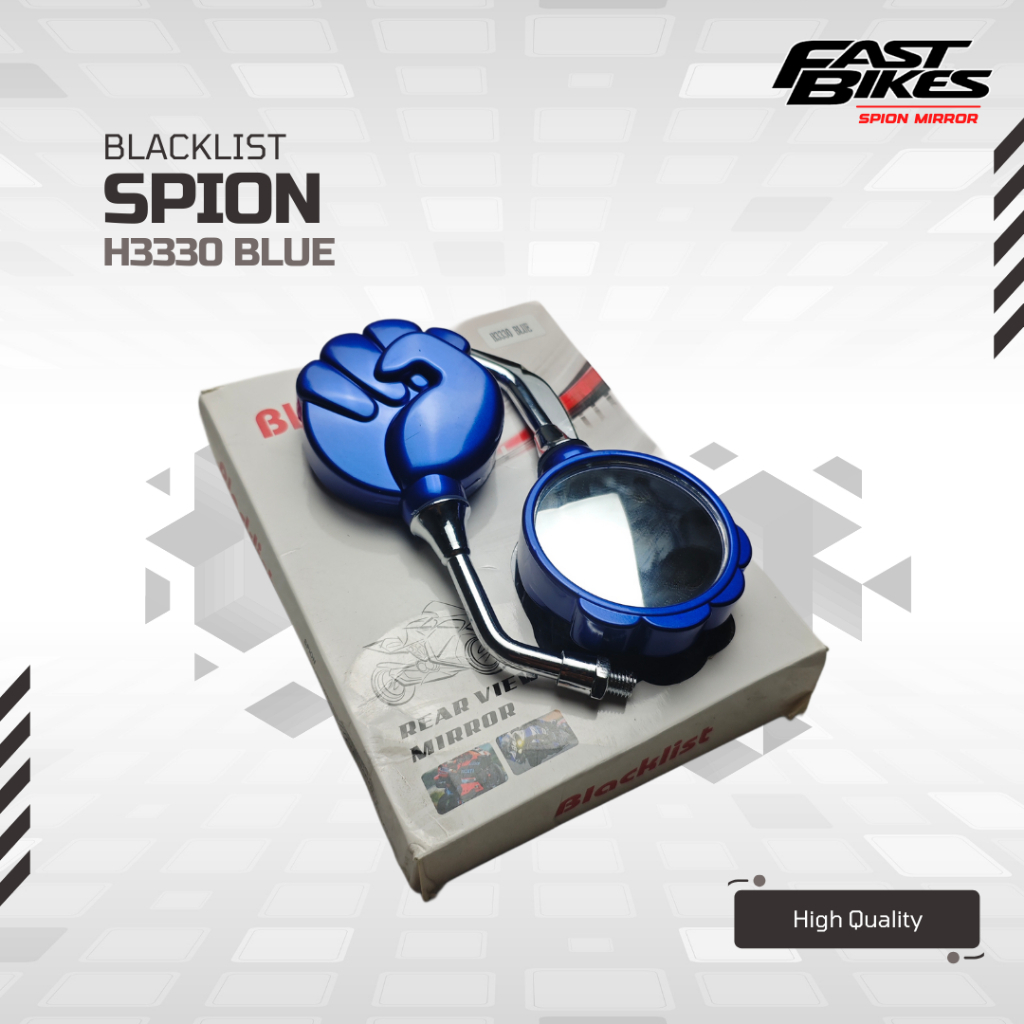 Jual Blacklist Spion Variasi Model Bulat Cembung Motif Jari Kepalan ...