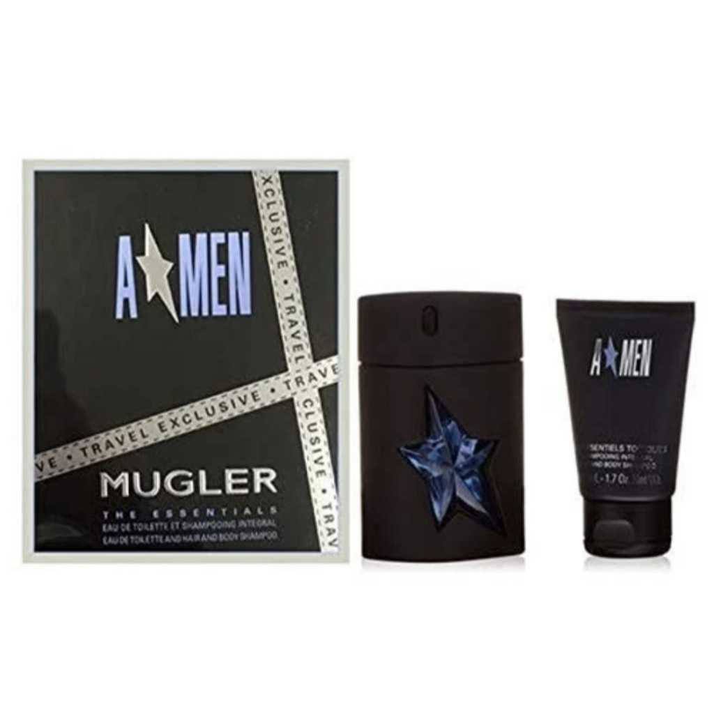 Jual ORIGINAL PARFUM ANGEL A MEN RUBBER SET (EDT 100ML + SHOWER 50ml ...