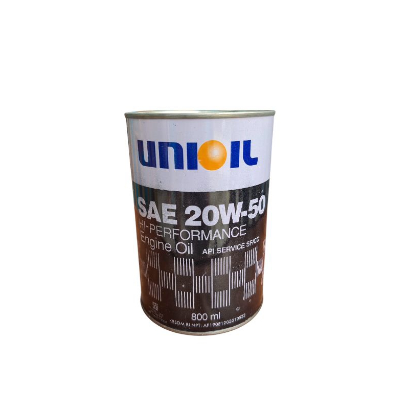 Jual Union Oil SAE 20W-50 Engine API Service SFCC 800 ml | Shopee Indonesia