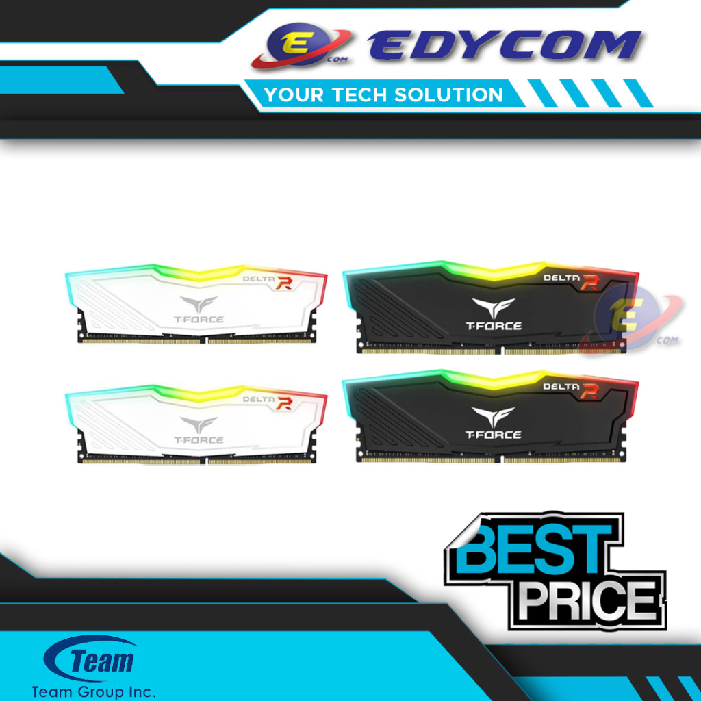 Jual RAM TEAM DELTA RGB 32GB (2X16GB) DDR4 3600MHz | Shopee Indonesia