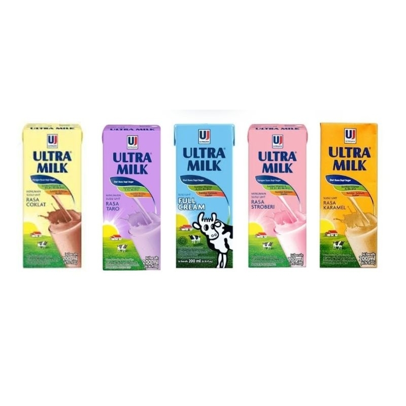 Jual Ultra Milk 200ml all varian | Shopee Indonesia