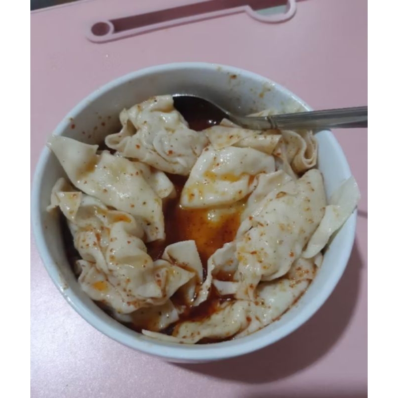 Jual PANGSIT AYAM/ WONTON CHILI OIL | 5/10 PCS | Shopee Indonesia