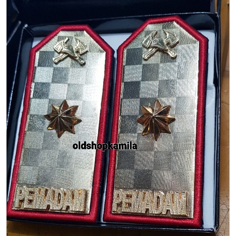 Jual pangkat evolet pemadam damkar PDU Ivc 4c kadis lis merah | Shopee ...