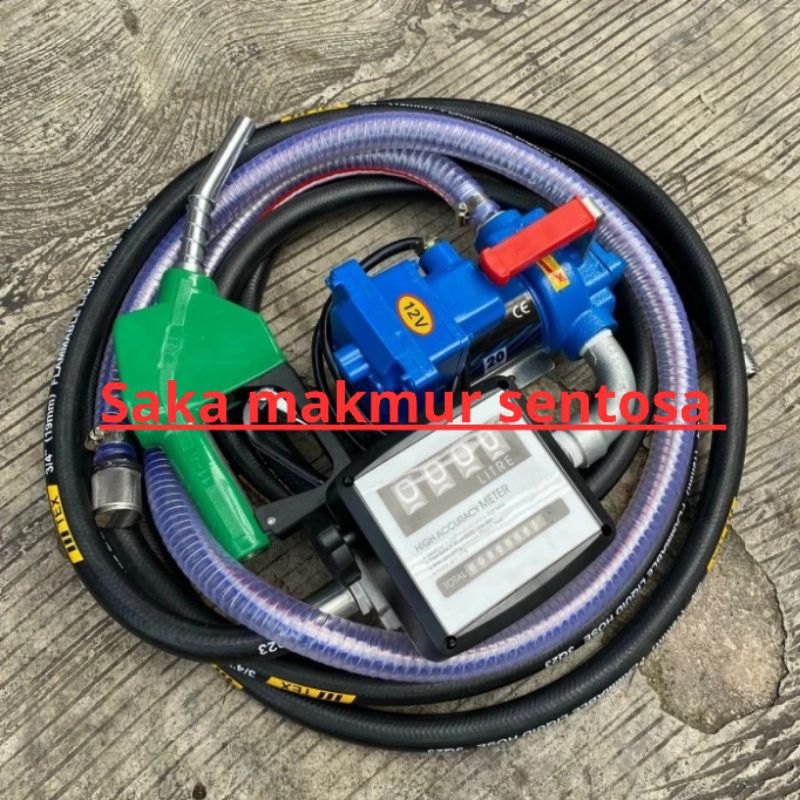 Jual Pompa Tranfer BBM Flow Flow Meter 4 Digit Pompa Transfer Solar ...