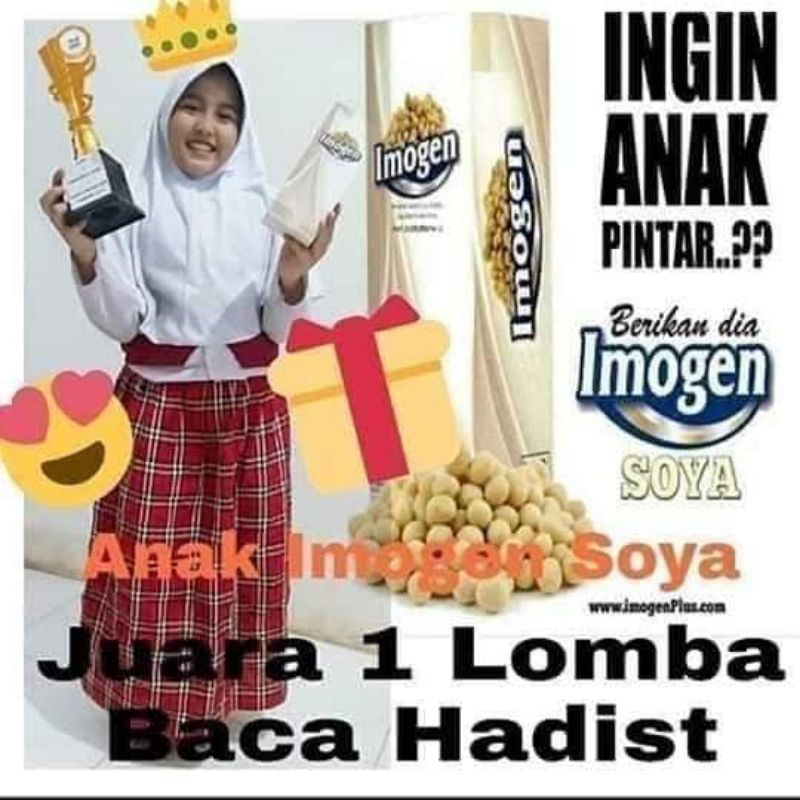 Jual IMOGEN SOYA UNTUK MENAMBANH BB DAN KECERDASAN OTAK ANAK DAN DEWASA ...