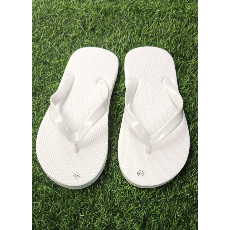 Jual SANDAL JEPIT POLOS PUTIH SANDAL MESJID SANDAL MUSOLAH SANDAL UMROH ...