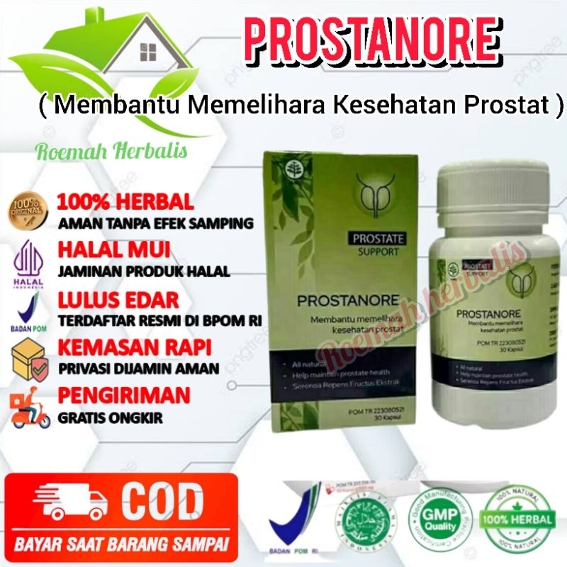 Jual Prostanore 100% Asli Original Herbal Obat Prostat Ampuh Resmi Bpom ...