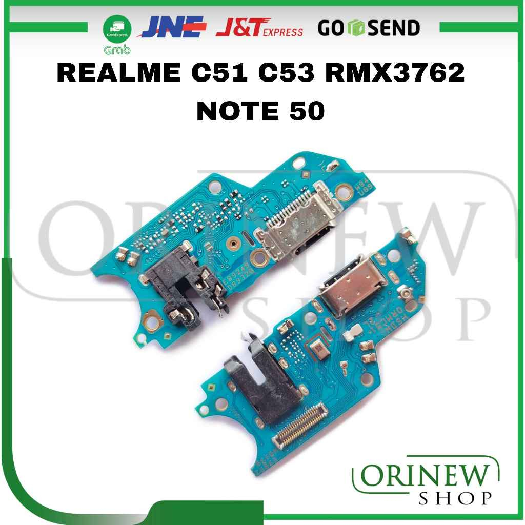 Jual Pcb Board Usb Konektor Cas Connector Charger Papan Mic Realme C51 C53 RMX3762 Note 50 ...