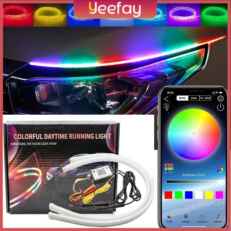 Jual ORI DRL RGB Matrix Alis Rgb Bluetooth Lampu Alis RGB DRL LED ...