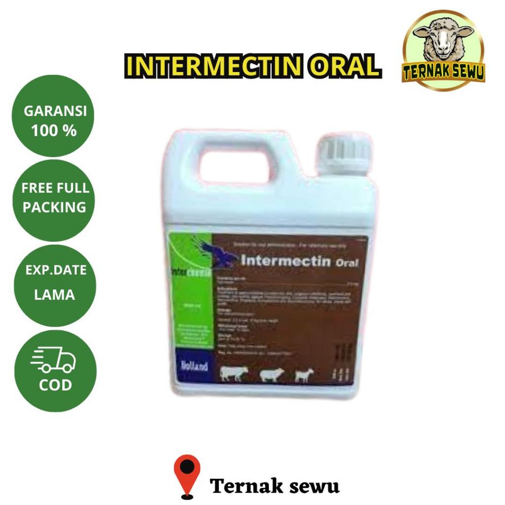 Jual Intermectin Oral 1 Liter Obat Cacing & Scabies Ternak Sapi ...