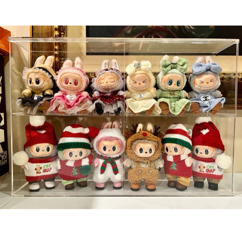 Jual FOR 12 LABUBU ACRYLIC BOX - Kotak Akrilik Bag Charm Zimomo Storage ...