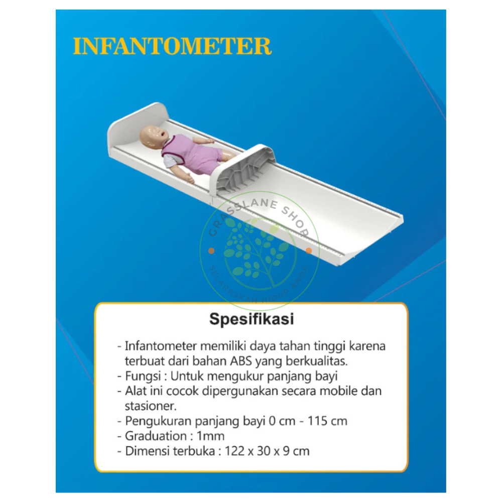Jual Alat Ukur Panjang Badan Bayi Infantometer Kenko ABS Plastik ...