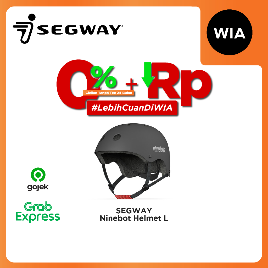 Jual WIA Segway Ninebot Commuter Helmet Black Original | Shopee Indonesia
