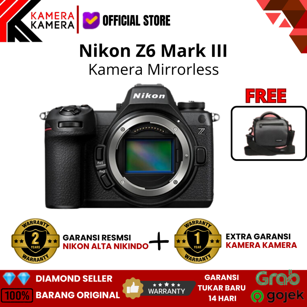 Jual Nikon Z6 III Body Only Mirrorless Camera Nikon Z6III Nikon Z 6 ...