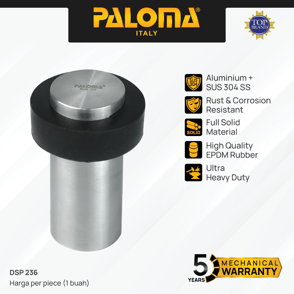 Jual PALOMA DSP 236 Door Stopper Penahan Pintu Lantai Door Stop Stoper ...