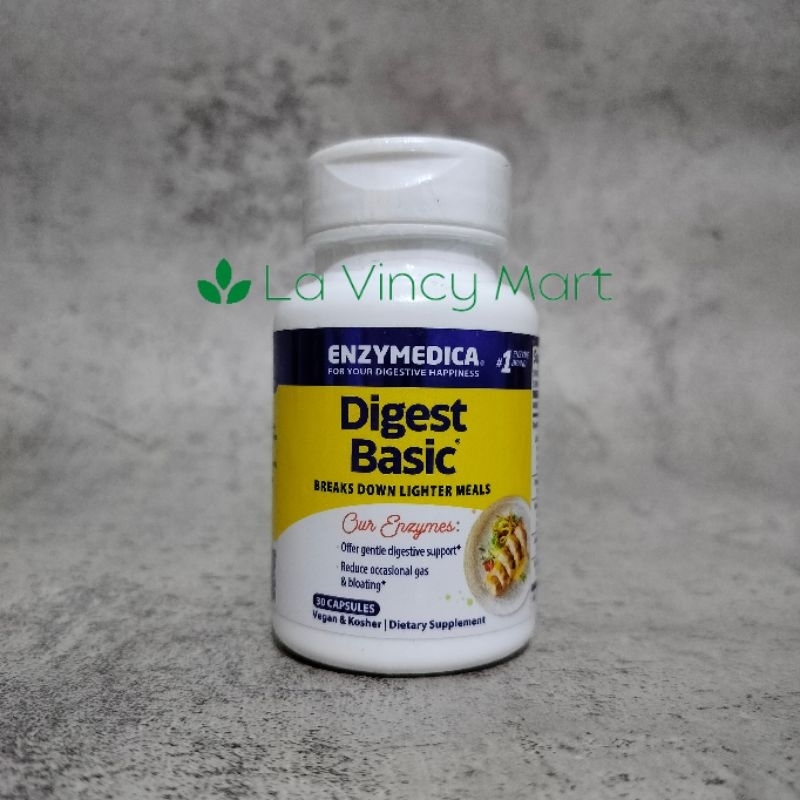 Jual Digest Basic Enzymedica, 30 Capsules, Essential Enzyme Formula ...