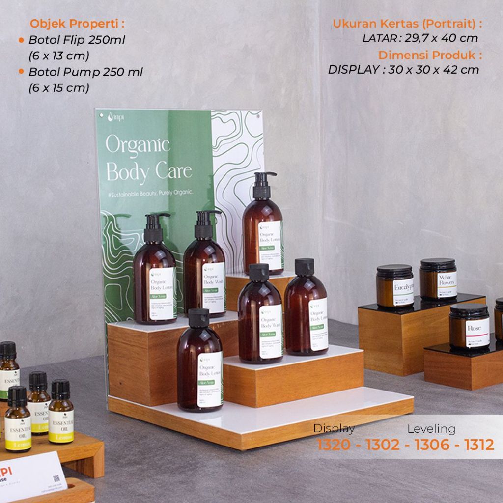 Jual INPI HOUSE Counter, POS Display - Rak Display Produk Body Care ...
