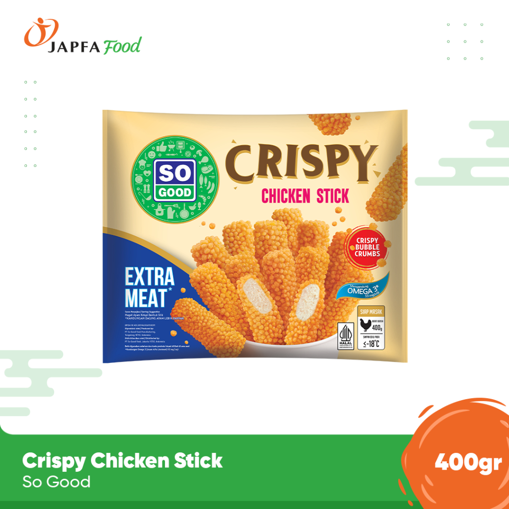 Jual So Good Crispy Chicken Stick Nugget 400gr | Shopee Indonesia
