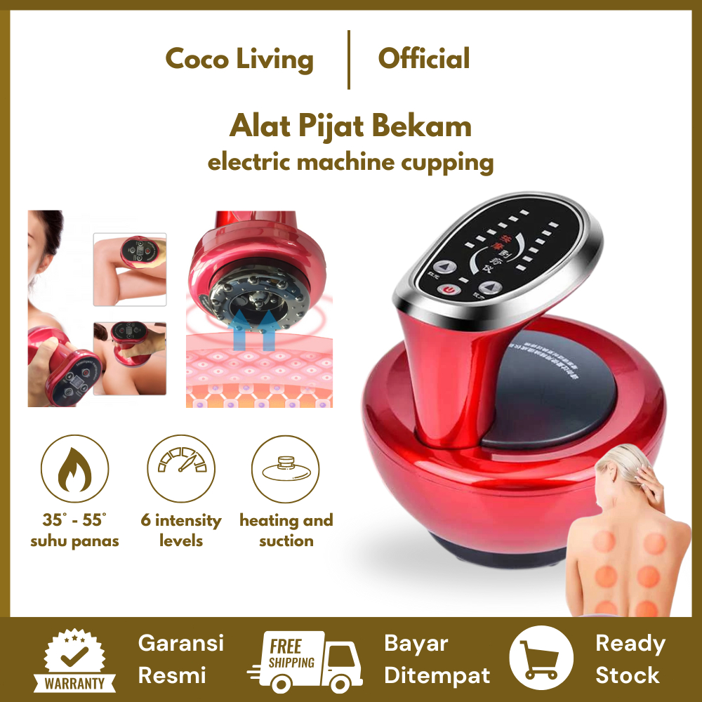 Jual Therapy Massager Alat Pijat Terapi Bekam Kop Angin Alat Kerik Elektrik Kerok Badan Elektrik ...