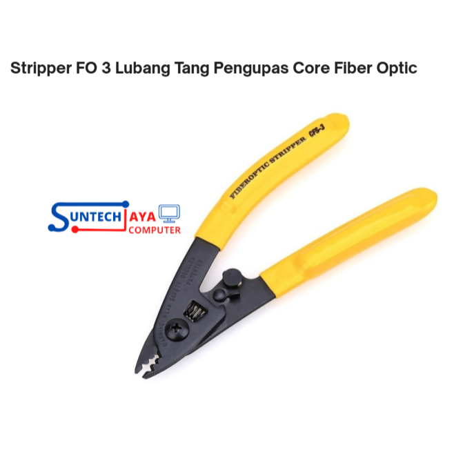 Jual Fiber Optic stripper 3hole Bosi tools / Tang Pengupas Core Fiber ...