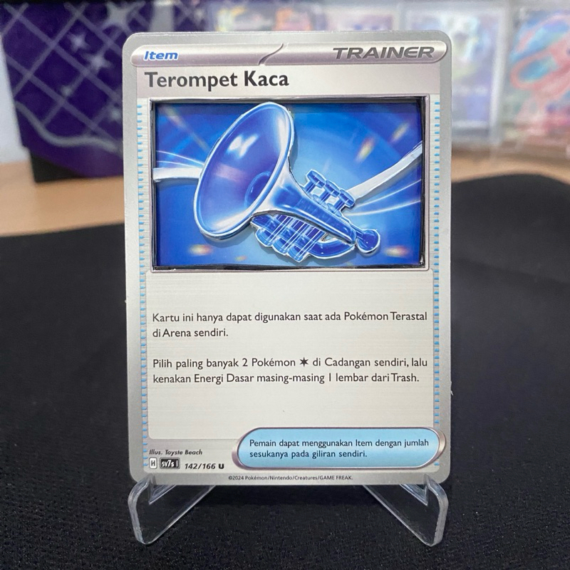 Jual Kartu Pokemon 3D Terompet Kaca Trainer Item TCG Indonesia | Shopee Indonesia